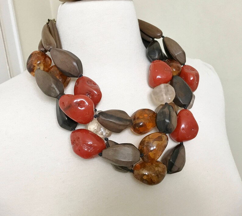 Gerda Lynggaard Monies Style Exquisite Dramatic Multi Strand | Etsy