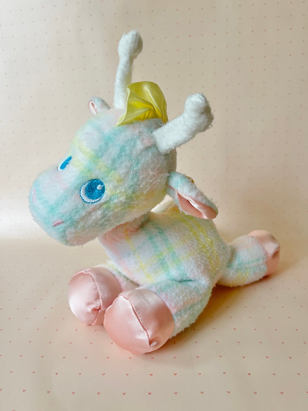 Vintage RARE Playskool Blankies Snuzzles Plush Giraffe Snuzzle 1980s - Etsy