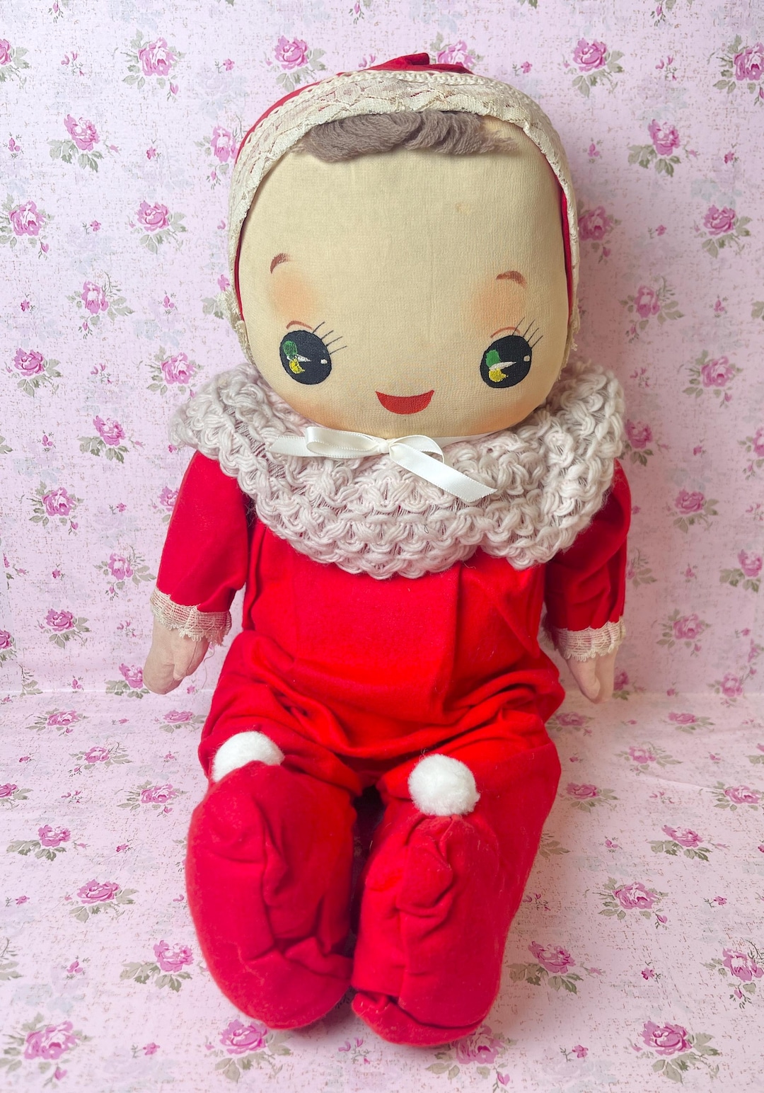 Vintage Jumbo Bunka Doll Japan Pose Doll Huge 1960s Kitsch Big Eyed - Etsy