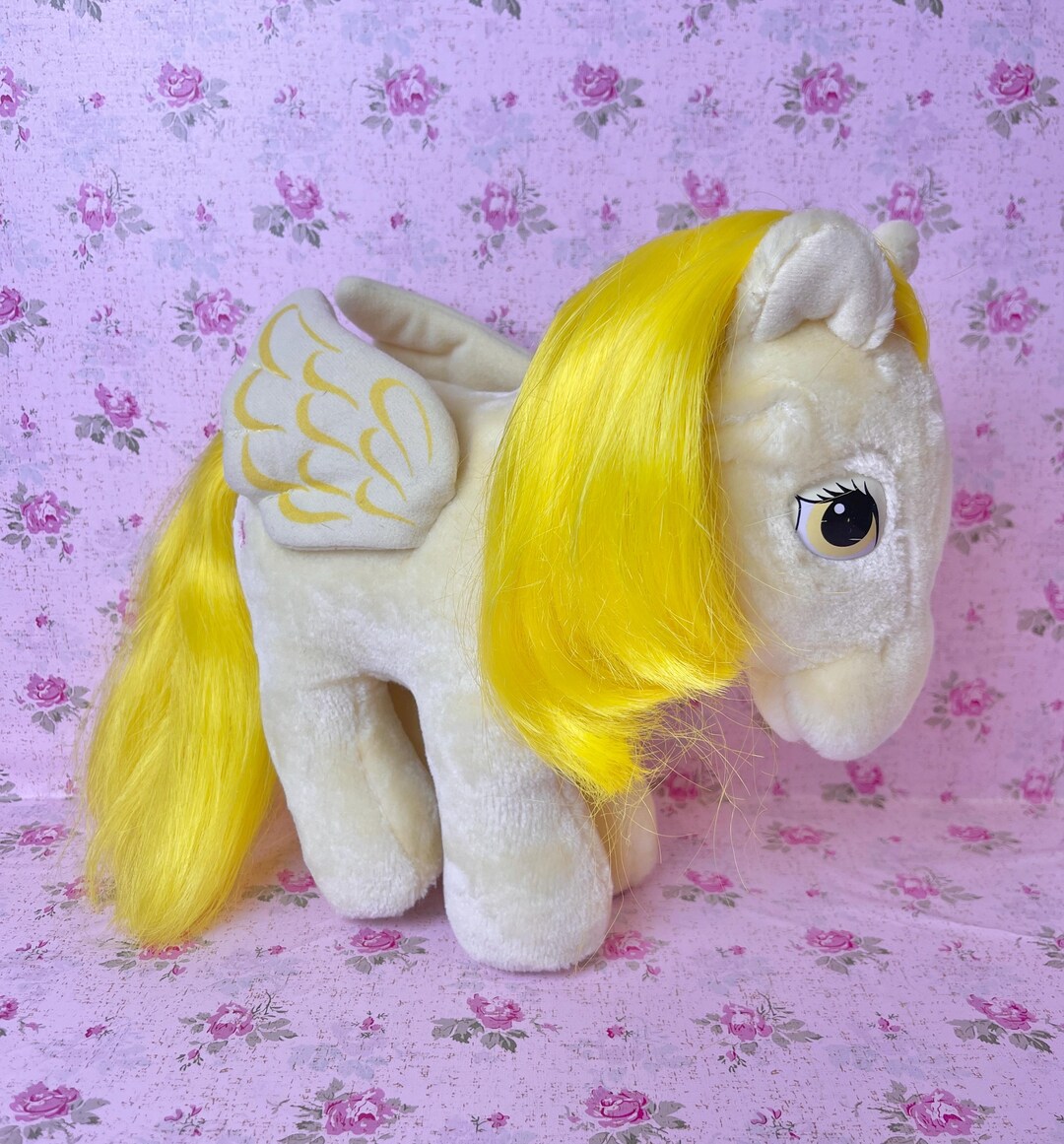 Vintage Hasbro My Little Pony Lofty Plush Pegasus Yellow 1980s MLP G1 ...