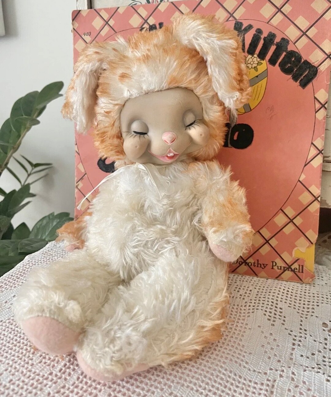 Vintage Rushton Star Creations Plush Tipsy Bunny Rubber Faced - Etsy