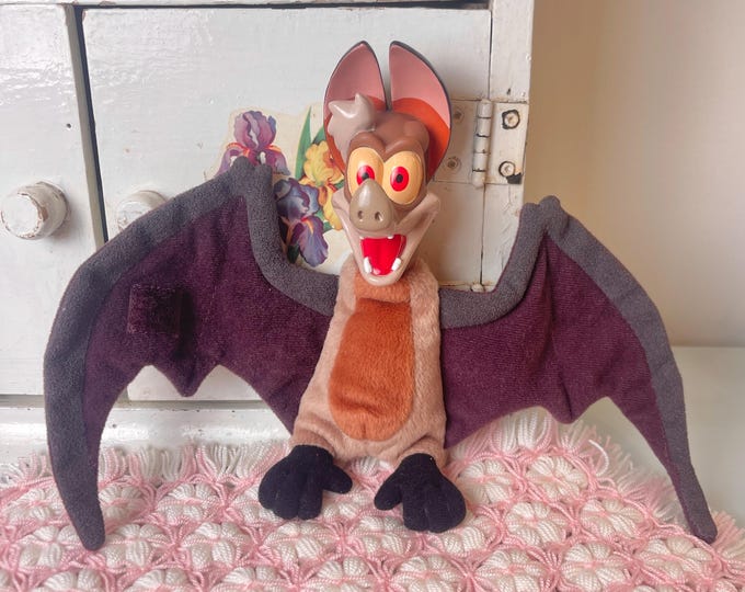 Ferngully Batty Bat Koda Plush 1998 Fern Gully Stuffed Animal Vintage ...