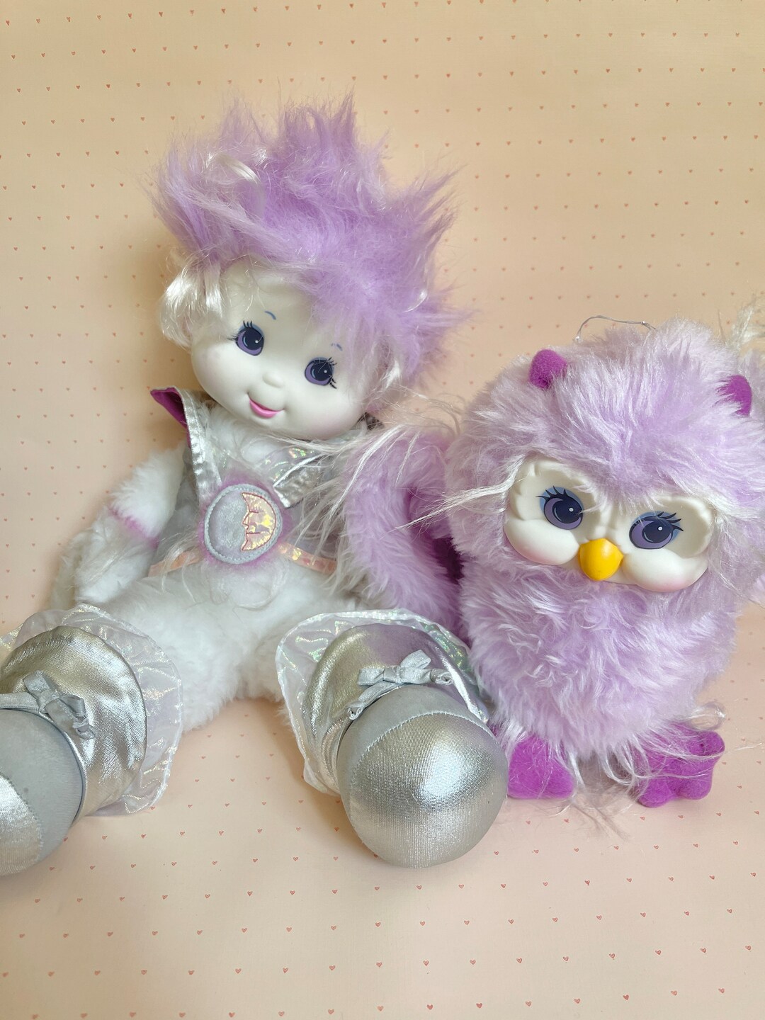 Vintage Wonder Whims Plush Moonglow and PM Owl 1980s Purple - Etsy