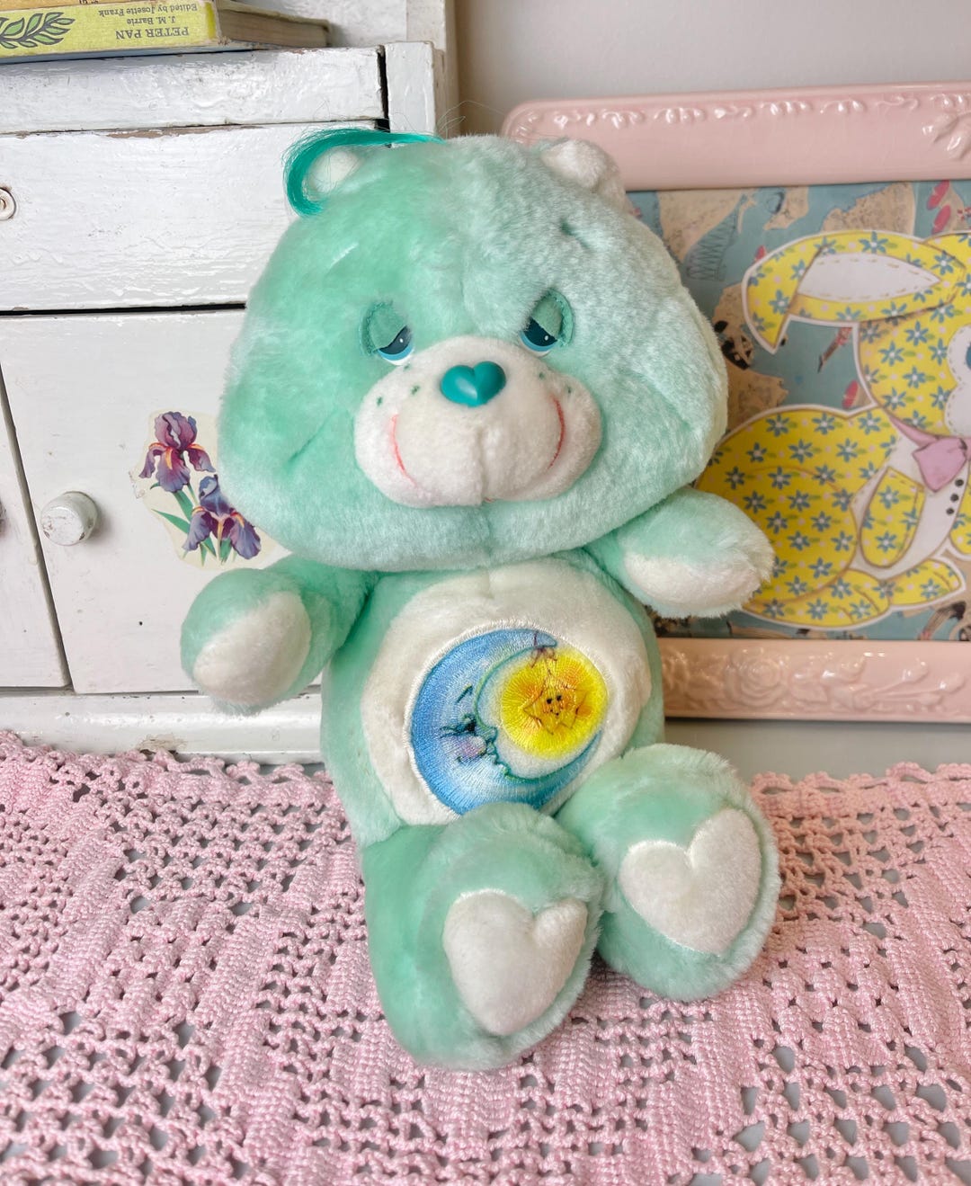 Vintage Care Bears Kenner Bedtime Bear Plush 1980s - Etsy
