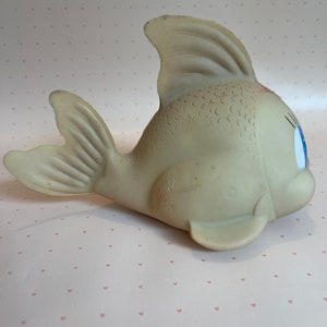 Vintage Sun Rubber Cleo Fish Walt Disney Squeak 1960s - Etsy
