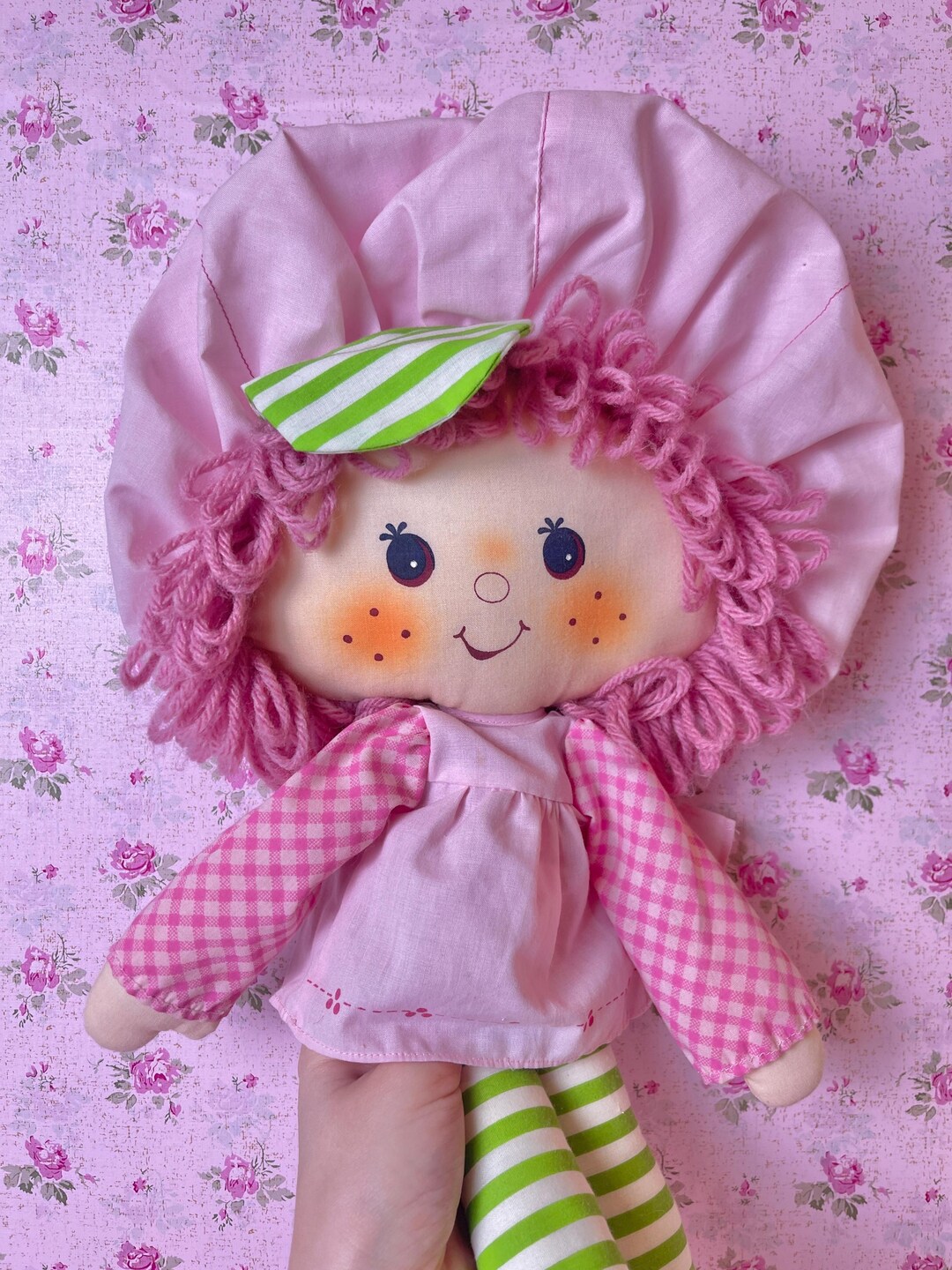 Vintage Kenner Strawberry Shortcake Rag Doll Raspberry Tart 1980s ...