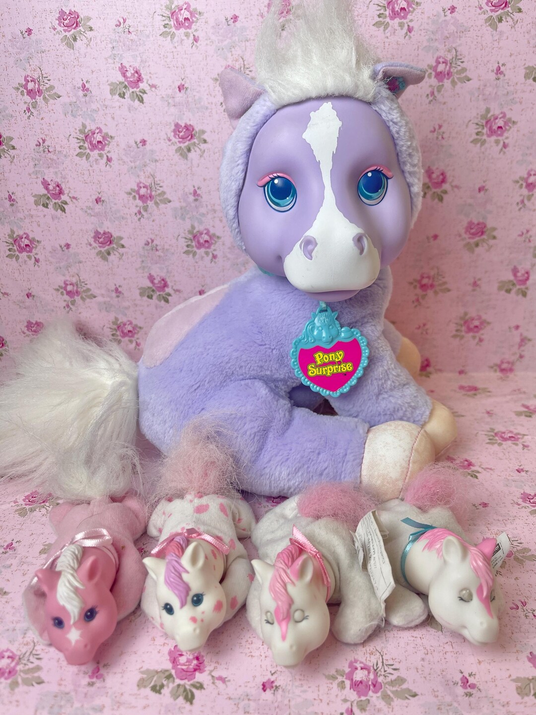Vintage Pony Surprise Plush Hasbro 1990s - Etsy