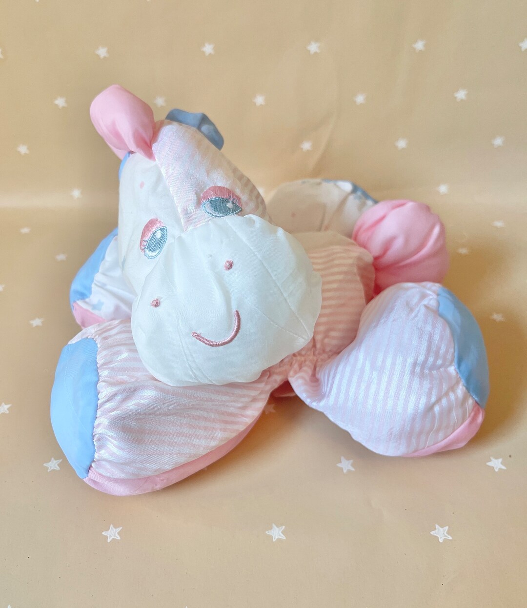 Vintage RARE Puffalump Zebra Plush Pony 1991 Horse Striped - Etsy