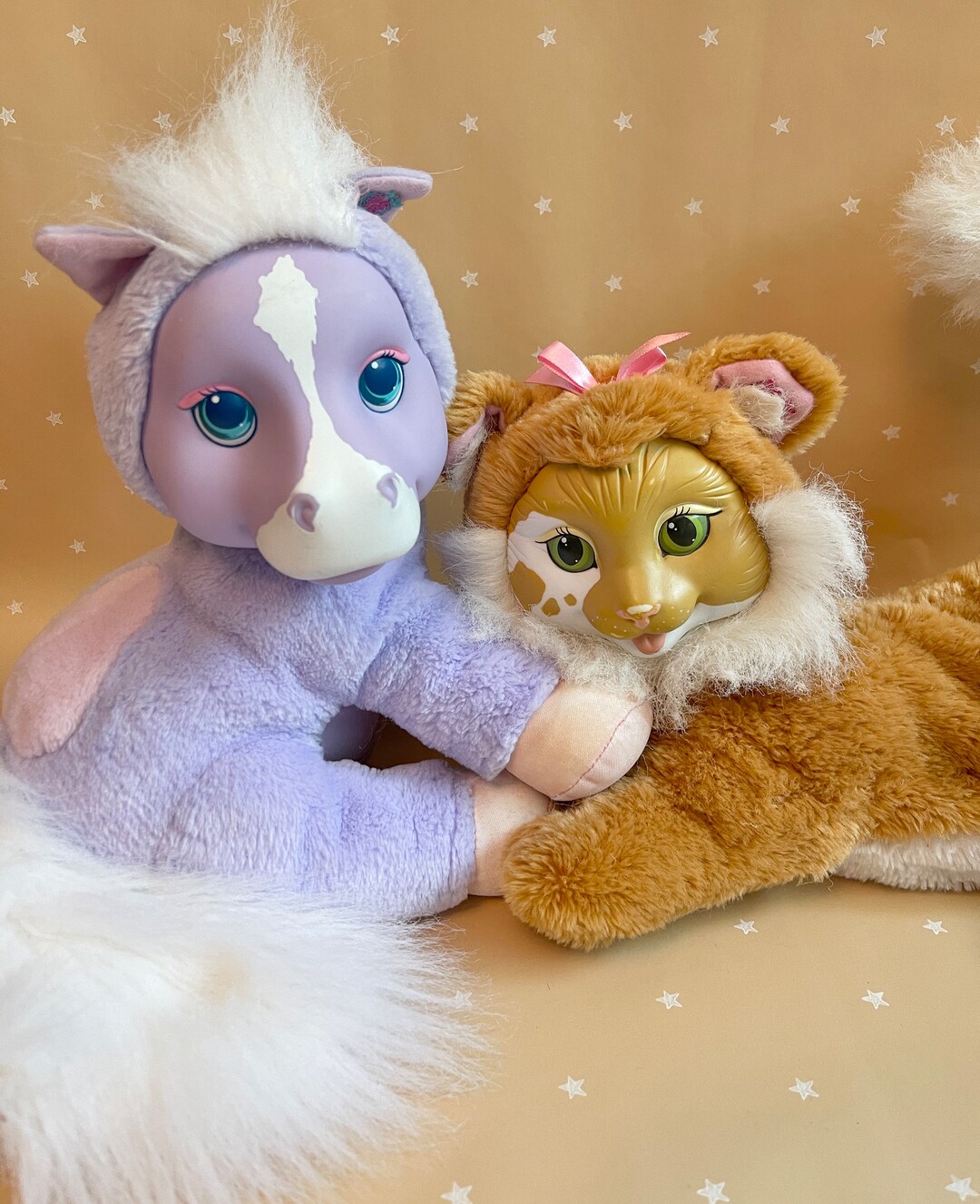 Vintage Pony Surprise Kitty Surprise Lot of 2 Purple Plush 1990s - Etsy