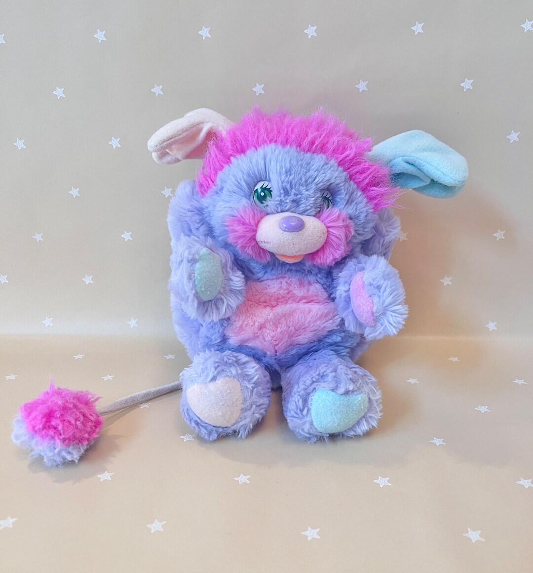 Vintage Pretty Bit RARE Mattel Purple Popples Small Plush - Etsy