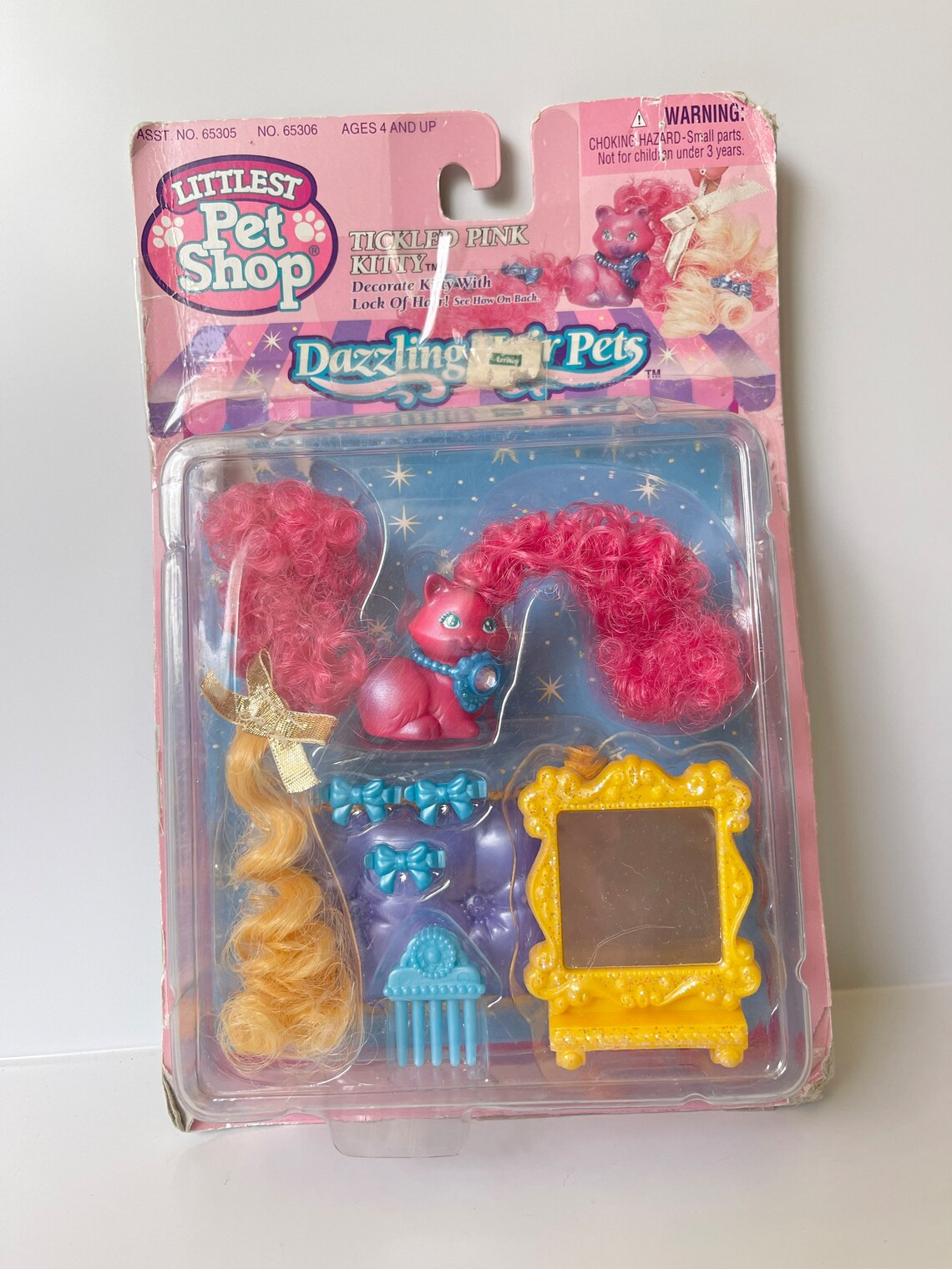 Vintage Dazzling Hair Pets Kenner Tickled Pink Kitty 1990s - Etsy