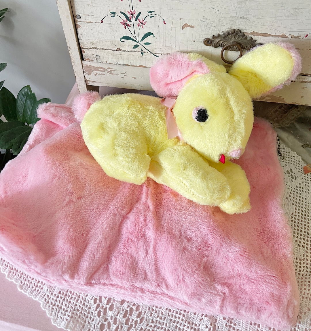 Vintage Rushton Plush Bunny Pj Bag Early 1950s Kitschy - Etsy