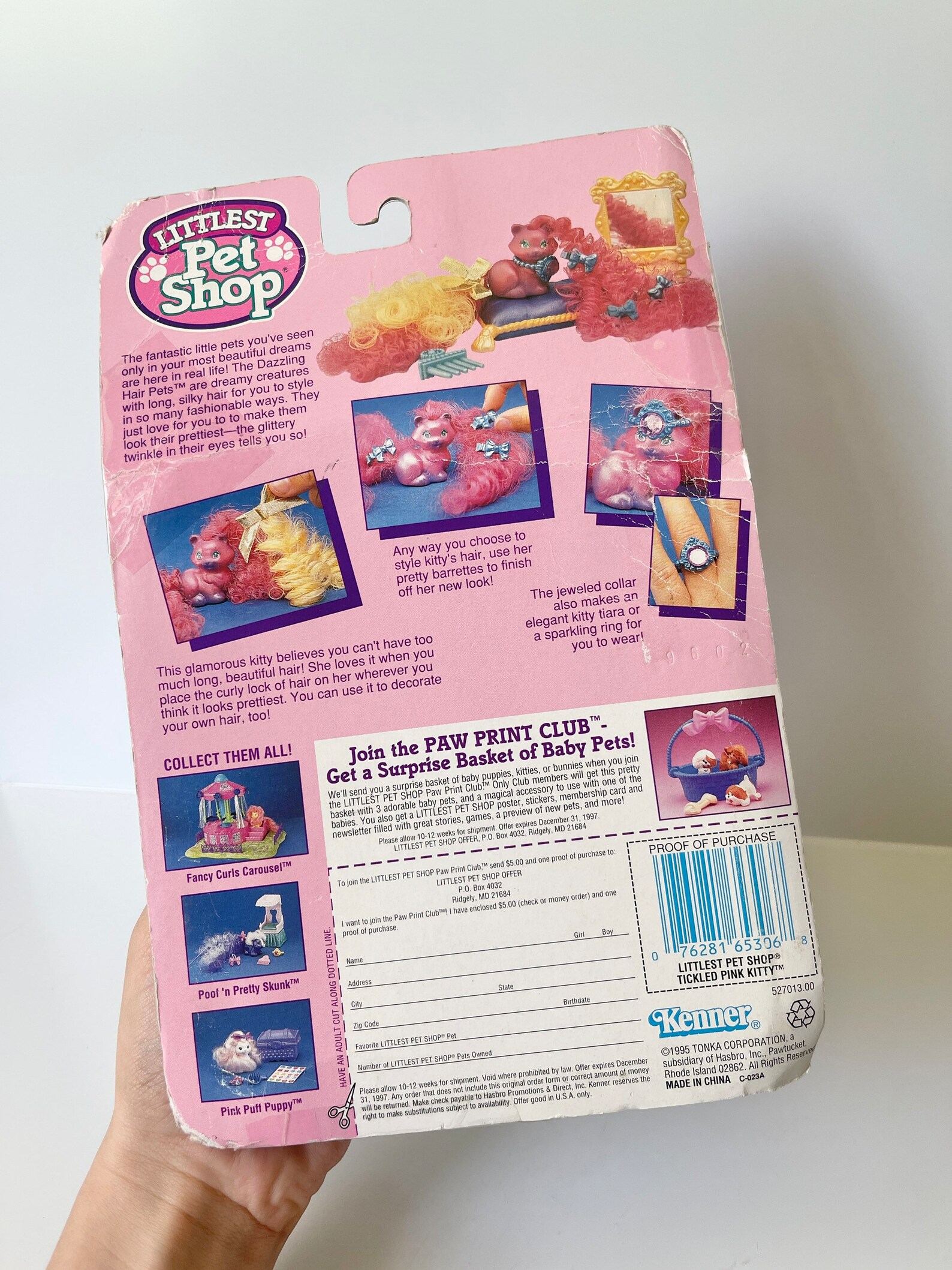 Vintage Dazzling Hair Pets Kenner Tickled Pink Kitty 1990s - Etsy