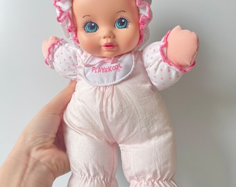 Vintage Rubber Face Pink Baby Doll - Etsy
