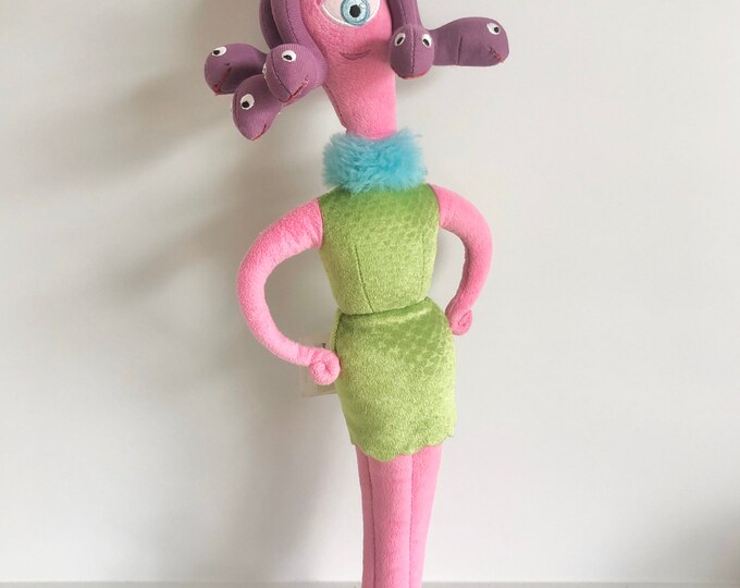 Monsters Inc Celia Mae Doll RARE Plush Mike Wazowskis Girlfriend Disney ...