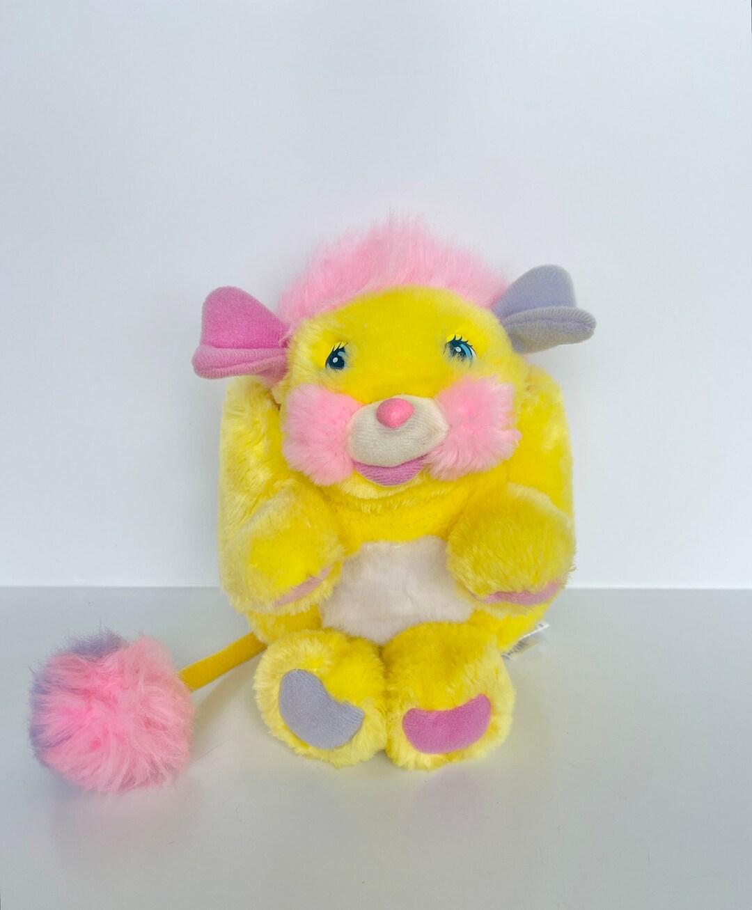 Vintage Potato Chip Popples Mattel Mini Yellow 1980s Plush - Etsy