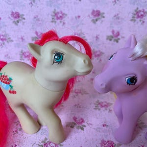 Vintage My Little Pony Curly Locks Cherry Treats Lot G1 Hasbro MLP Lot ...