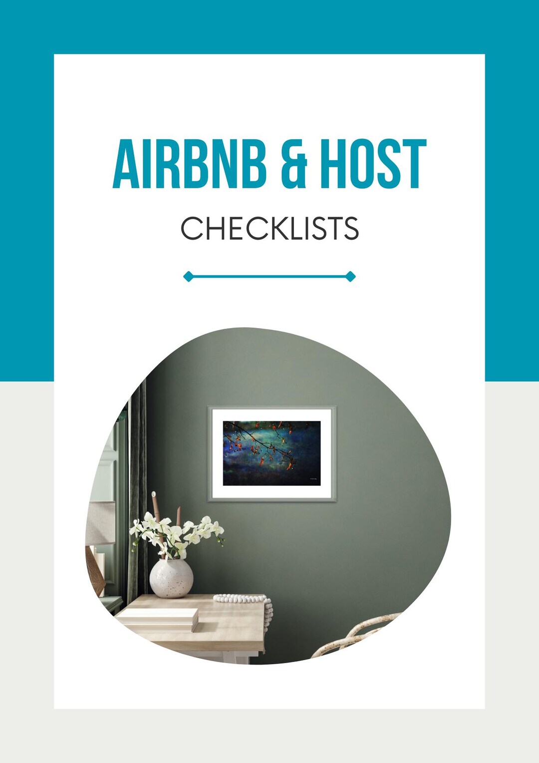 Printable Checklist for Airbnb Hosts - Editable Template for Immediate ...