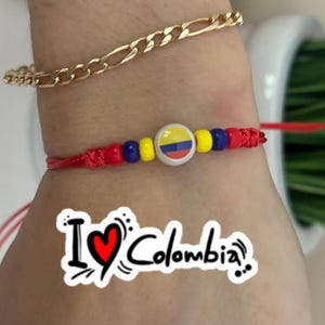 Que Viva COLOMBIA MINI FLAGS Are Here Mini Colombia Flag Bracelet for ...