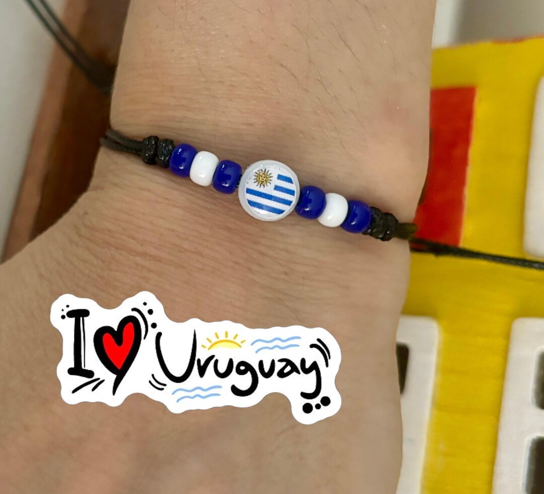Que Viva URUGUAY MINI FLAGS Are Here Mini Uruguay Flag Bracelet for ...