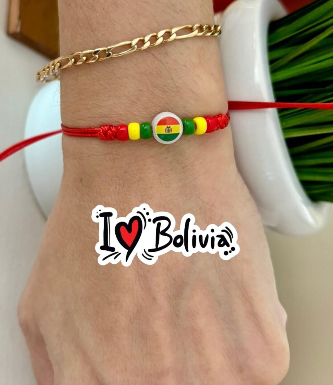 Que Viva BOLIVIA MINI FLAGS Are Here Mini Bolivia Flag Bracelet for ...
