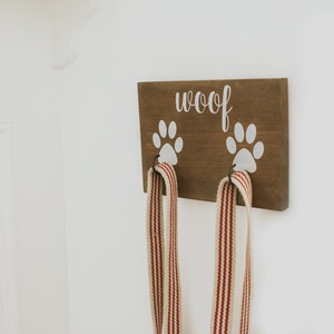 Key Hook, Dog Leash Holder, Dog Lovers, New Puppy Gift, Entryway ...