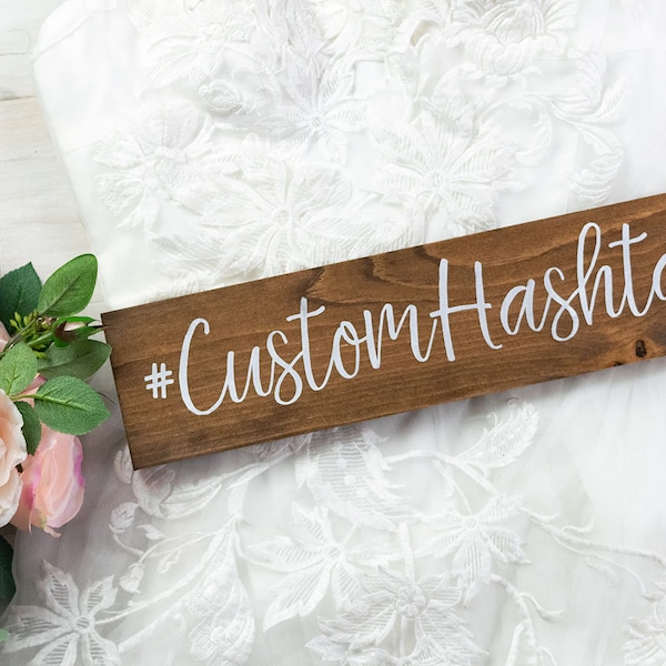 Hashtag Wedding Sign - Etsy