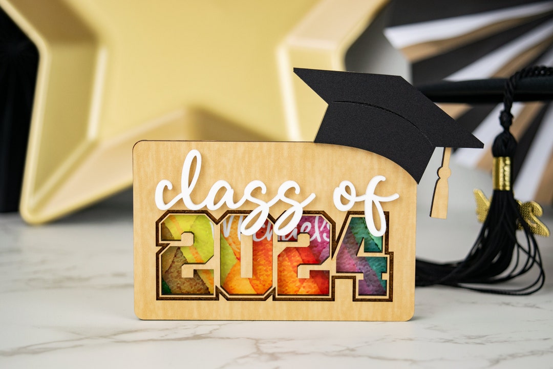 Personalized Graduation Gift Card Holder, Class of 2024, College ...