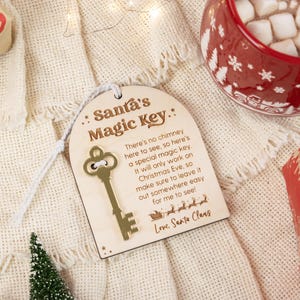 Santas Magic Key Ornament, Santa's Key Door Hanger, Kids Ornament ...