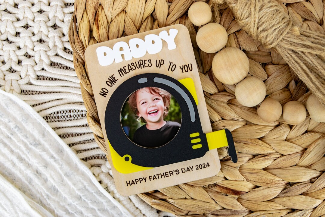Father's Day Gift, Tape Measure Fathers Day Photo Magnet, Gift for Dad ...