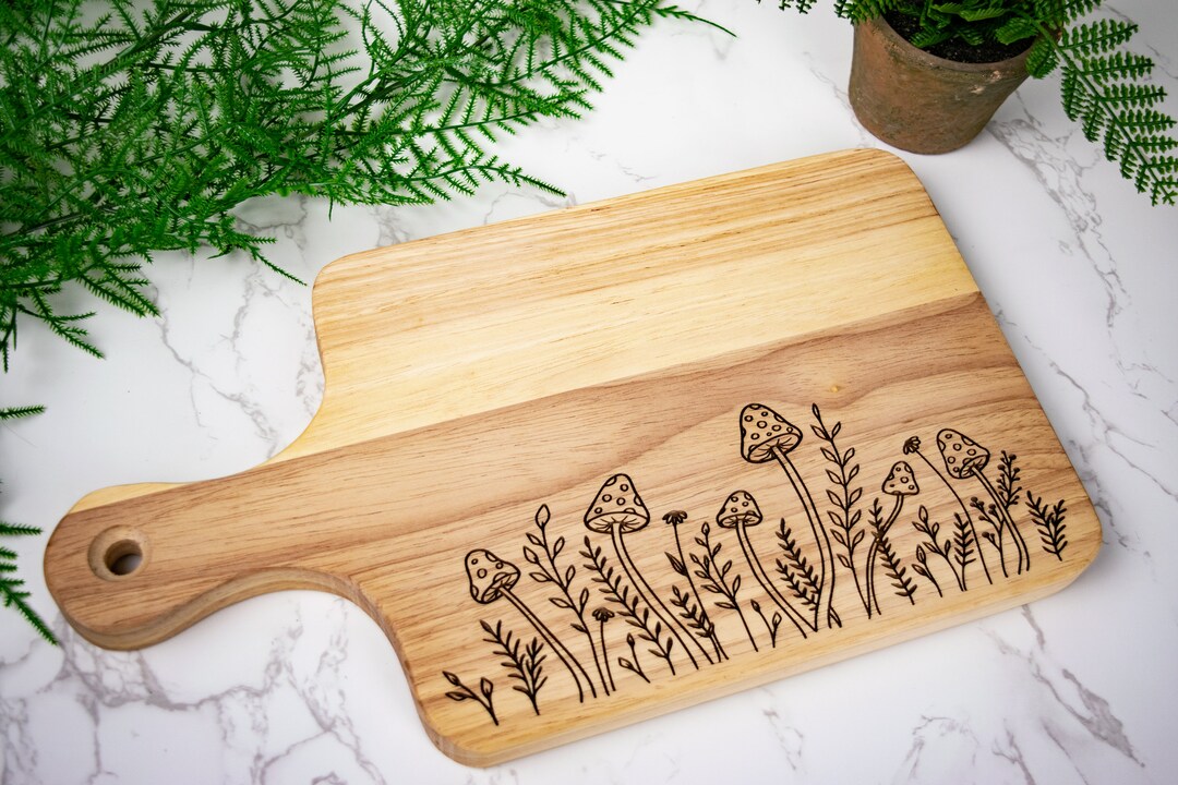 Mushroom Cutting Board Gift, Mushroom Cutting Board, Chopping Board ...