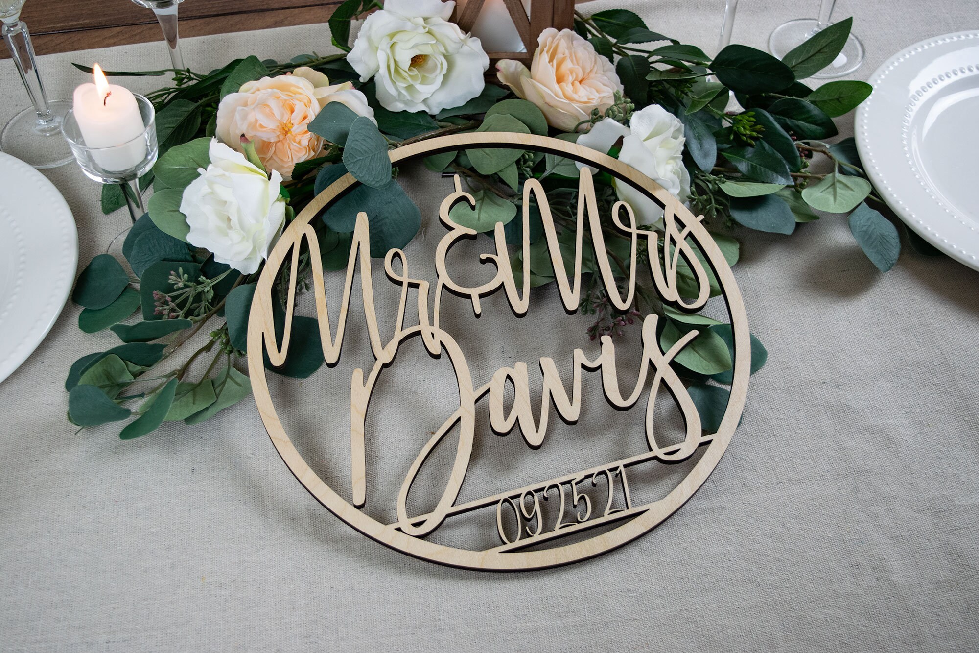 Wedding Gift for Couple Personalized Wedding Gift Last Name | Etsy