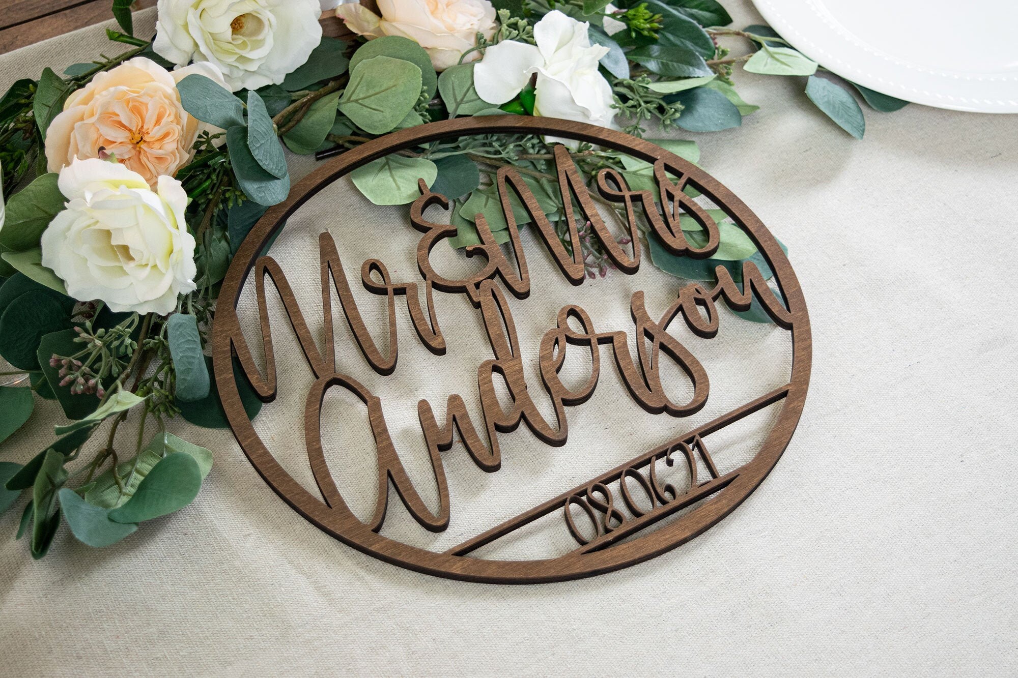 Wedding Gift for Couple Personalized Wedding Gift Last Name | Etsy