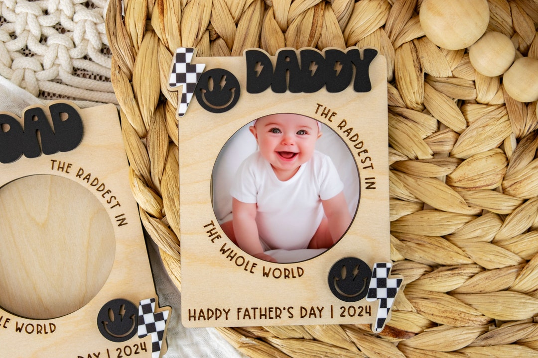 Fathers Day Photo Magnet, Dad Photo Frame, Father's Day Gift From Kids ...