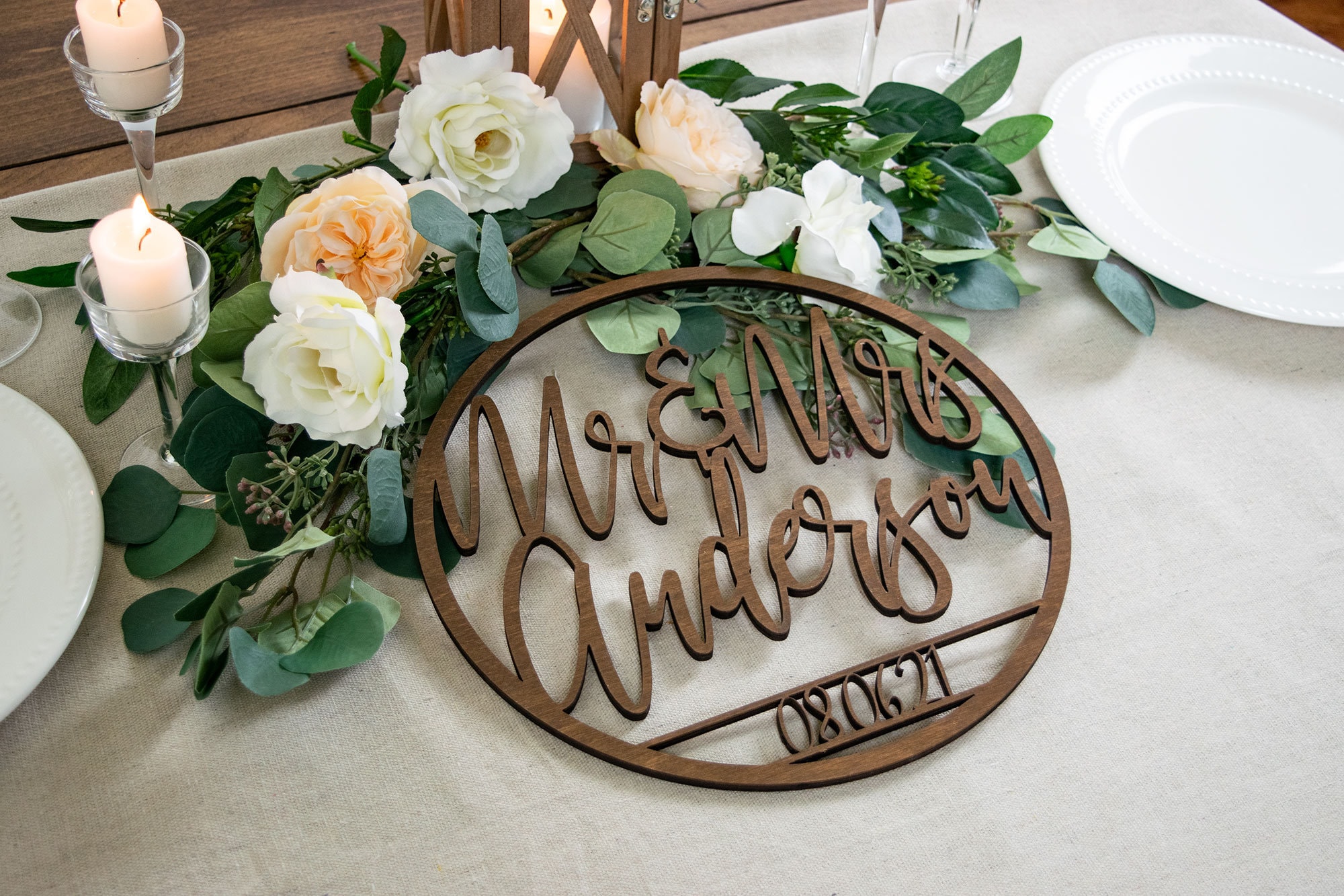 Wedding Gift for Couple Personalized Wedding Gift Last Name | Etsy