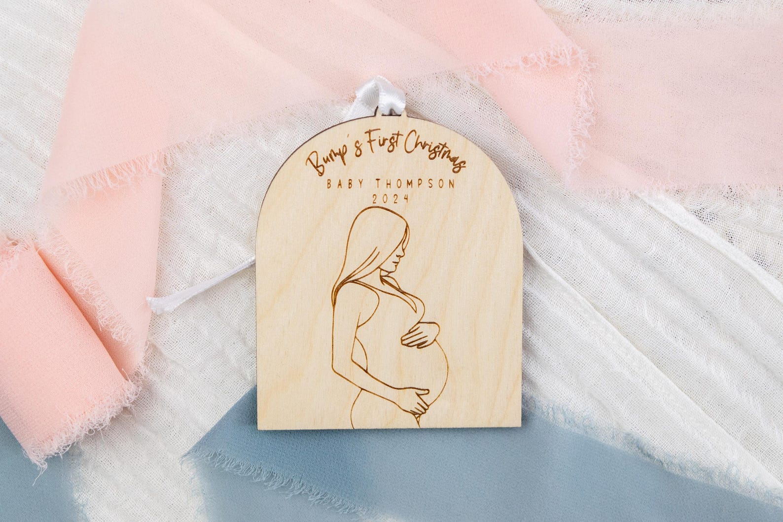 Bumps First Christmas, Pregnancy Announcement, Personalized Baby ...