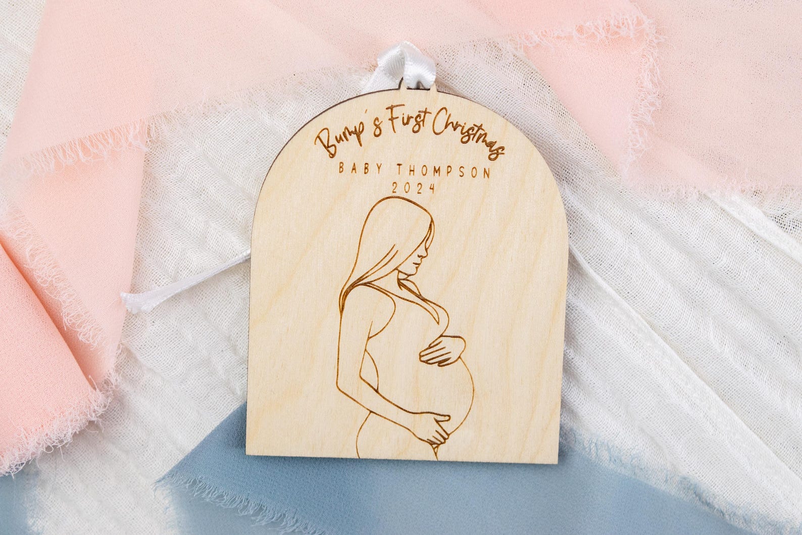 Bumps First Christmas, Pregnancy Announcement, Personalized Baby ...