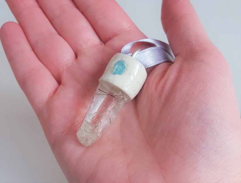 Clarity Dust Tourmalinated Quartz and Apatite Raw Crystal | Etsy