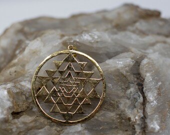 Sacred Geometry Jewelry Set Necklace Amulet Symbols Pendant - Etsy