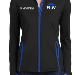 Personalized Nurse Jacket, Embroidered Medical Coat, RN Graduation Gift ...