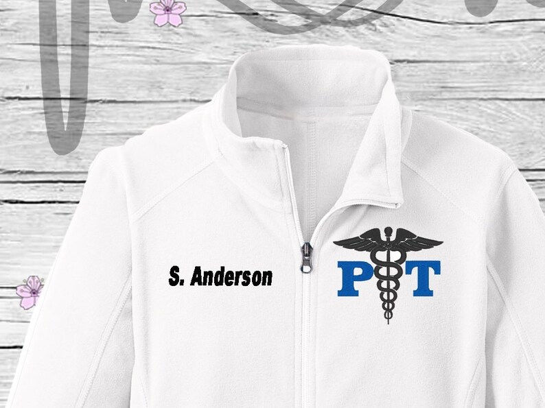 PT Jacket Physical Therapy Apparel Personalized Full Zip - Etsy