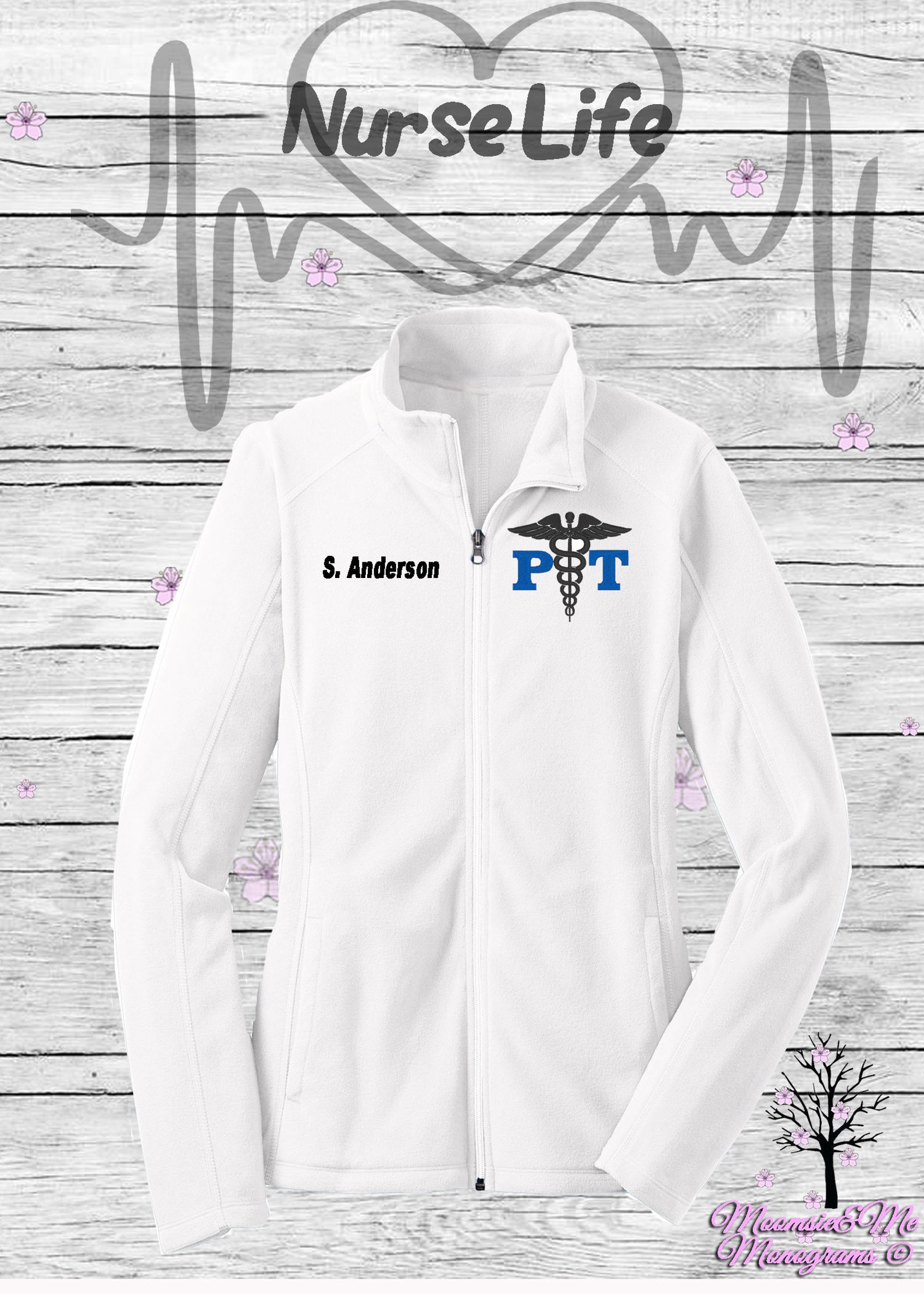 PT Jacket Physical Therapy Apparel Personalized Full Zip - Etsy