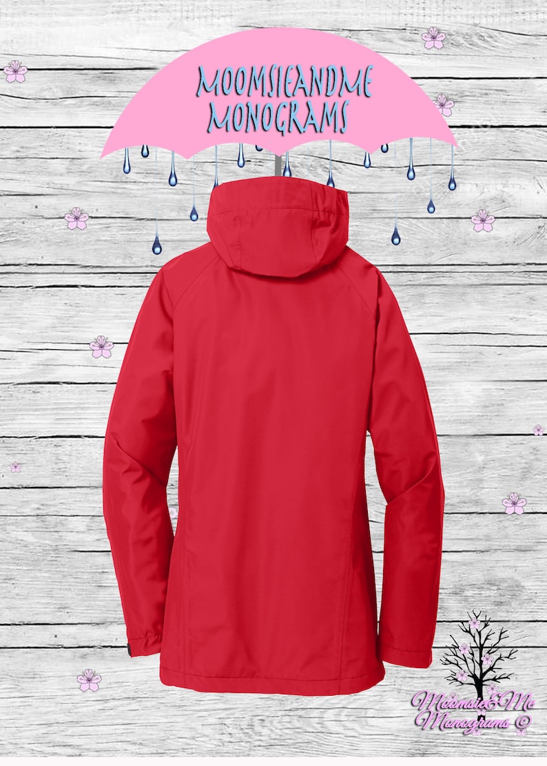 Rain Jacket for Women Personalized Rain Coat Birthday Gift | Etsy
