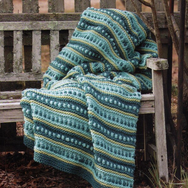 Knit Afghan Pattern - Etsy