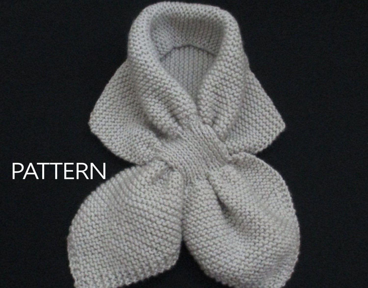 PDF Keyhole Knit Scarf Pattern Scarflet Key Hole Scarf EASY - Etsy Denmark