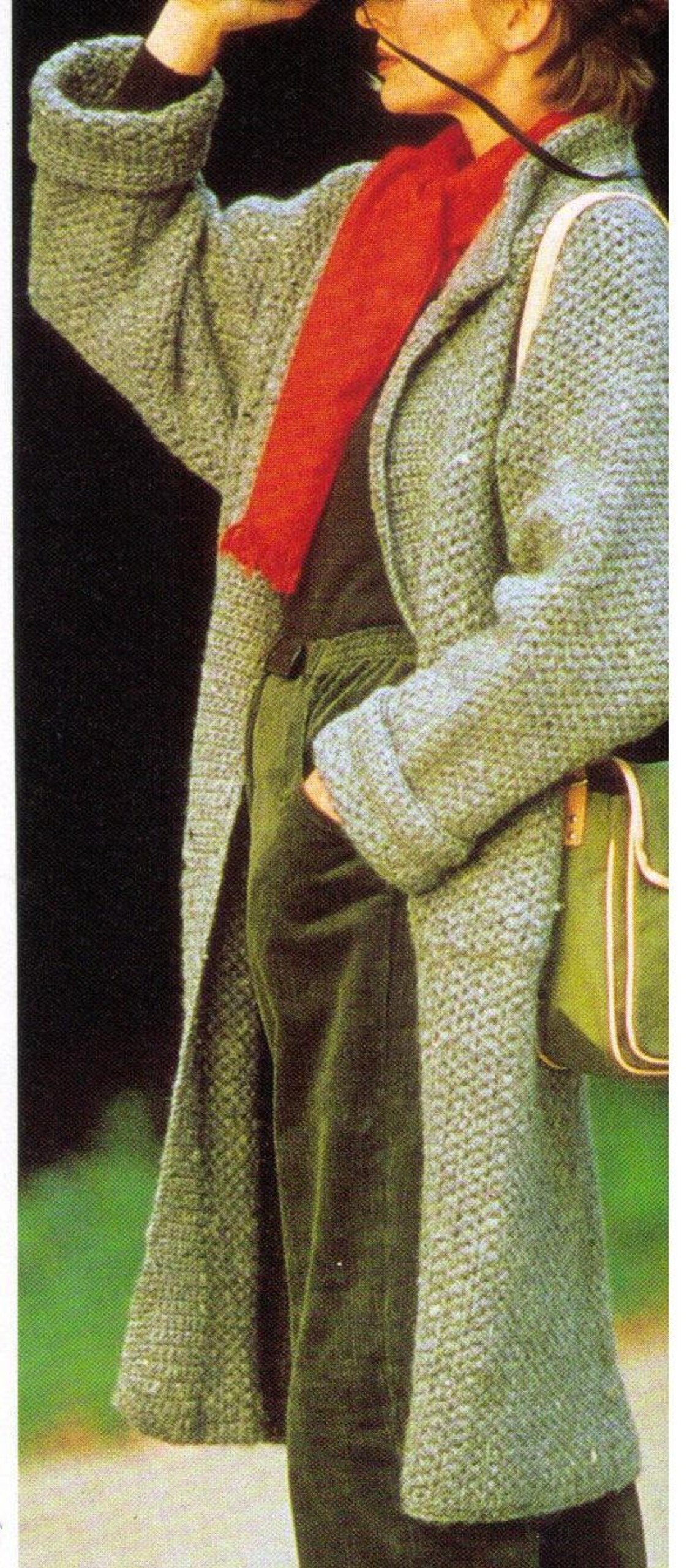 PDF Women Crochet Coat Pattern /women Sweater Pattern/size - Etsy