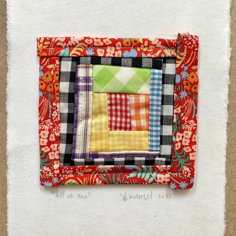 Mini Art Quilt - Etsy