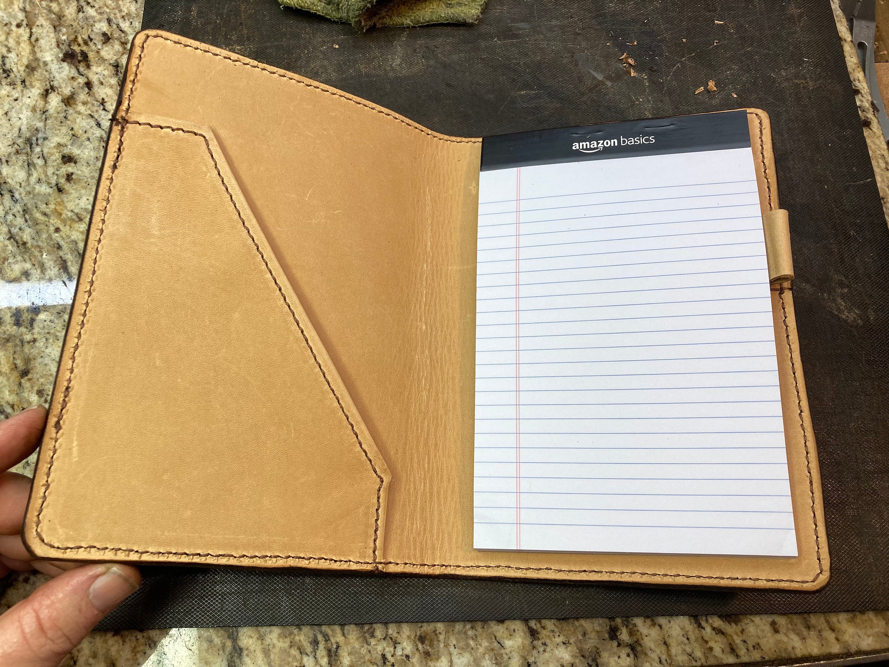 Hand Tooled Leather Junior Portfolio - Etsy