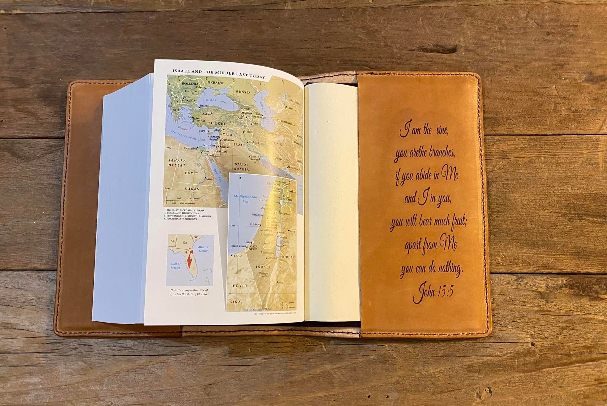 Bible Cover (with Study Bible) - Etsy
