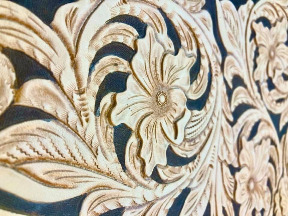 Hand-tooled 24 X 18 Desk Pad - Etsy